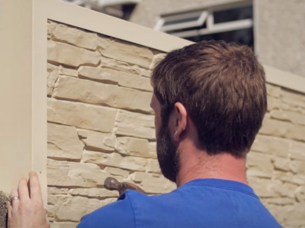 How to install garden wall cladding - Celuplast - Shop online
